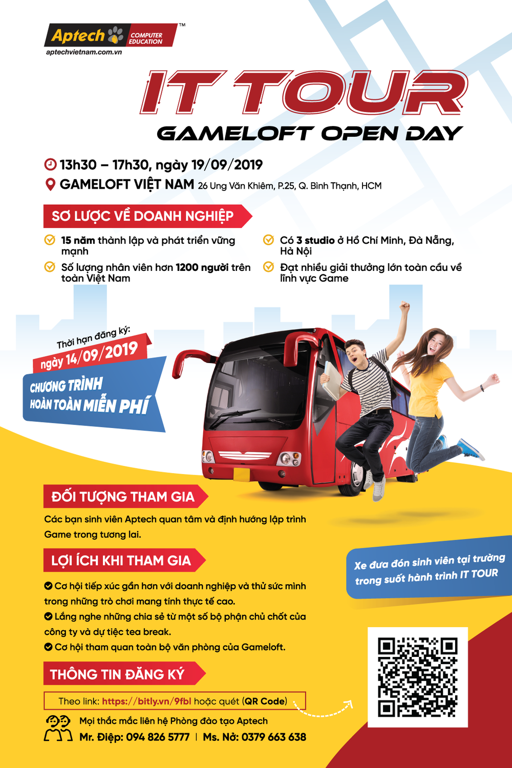 IT TOUR 2019: Gameloft Open Day - Aptech Việt Nam